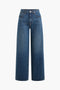 The Callan Wide Leg Jean in Vintage Blue
